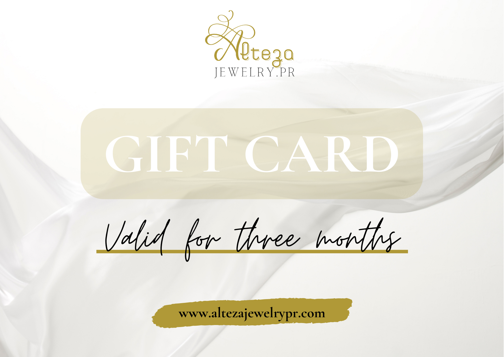Gift Card – Alteza Jewelry PR